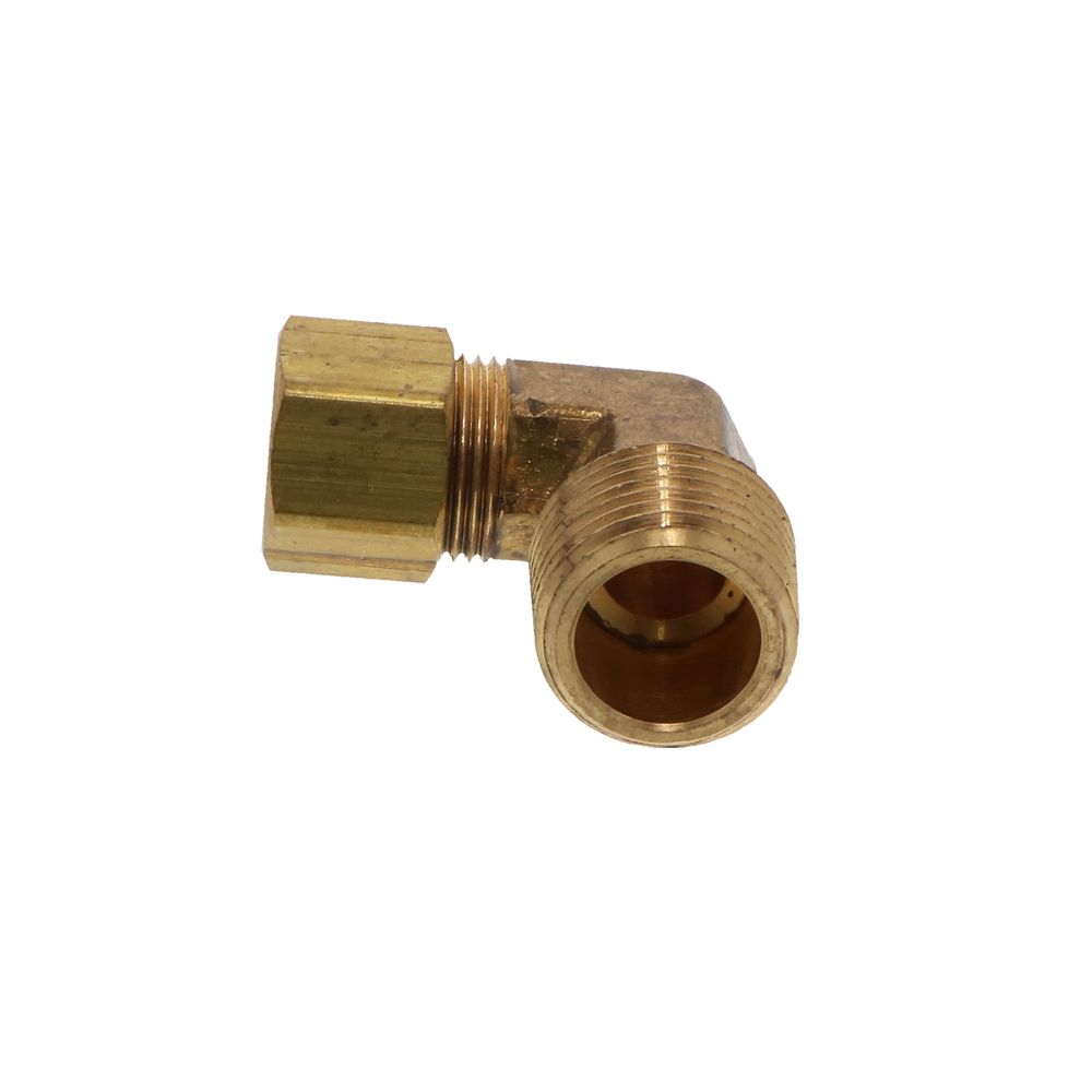 Brass Compression Elbow - 1/2 Compression x 1/2 MPT – North American Rain Systems