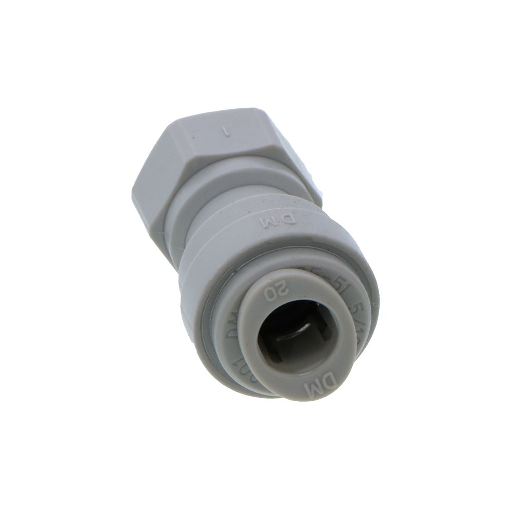 DMfit Female Faucet/Refrigerator Connector - 5/16" Push-in x 7/16-24 U ...