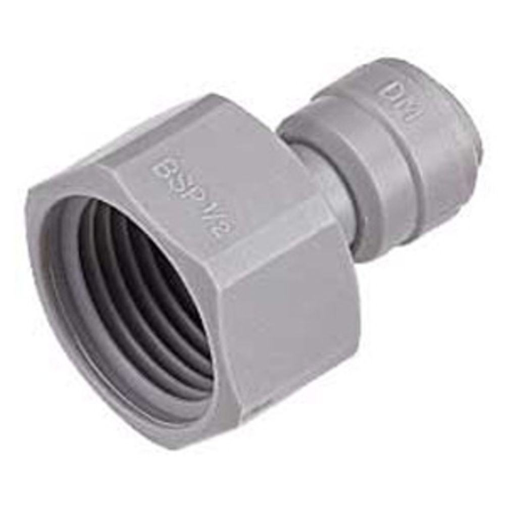 DMfit Female BSPP Connector Cone Type - 1/4" Push-in x 1/2" BSP(P ...