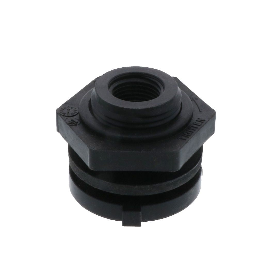 1/2" Polypropylene Bulkhead Tank Fitting with EPDM Gaskets – North ...