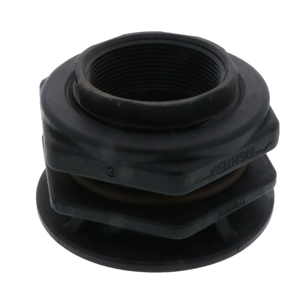2.00" Anti Vortex Polypropylene Bulkhead Tank Fitting – North American ...