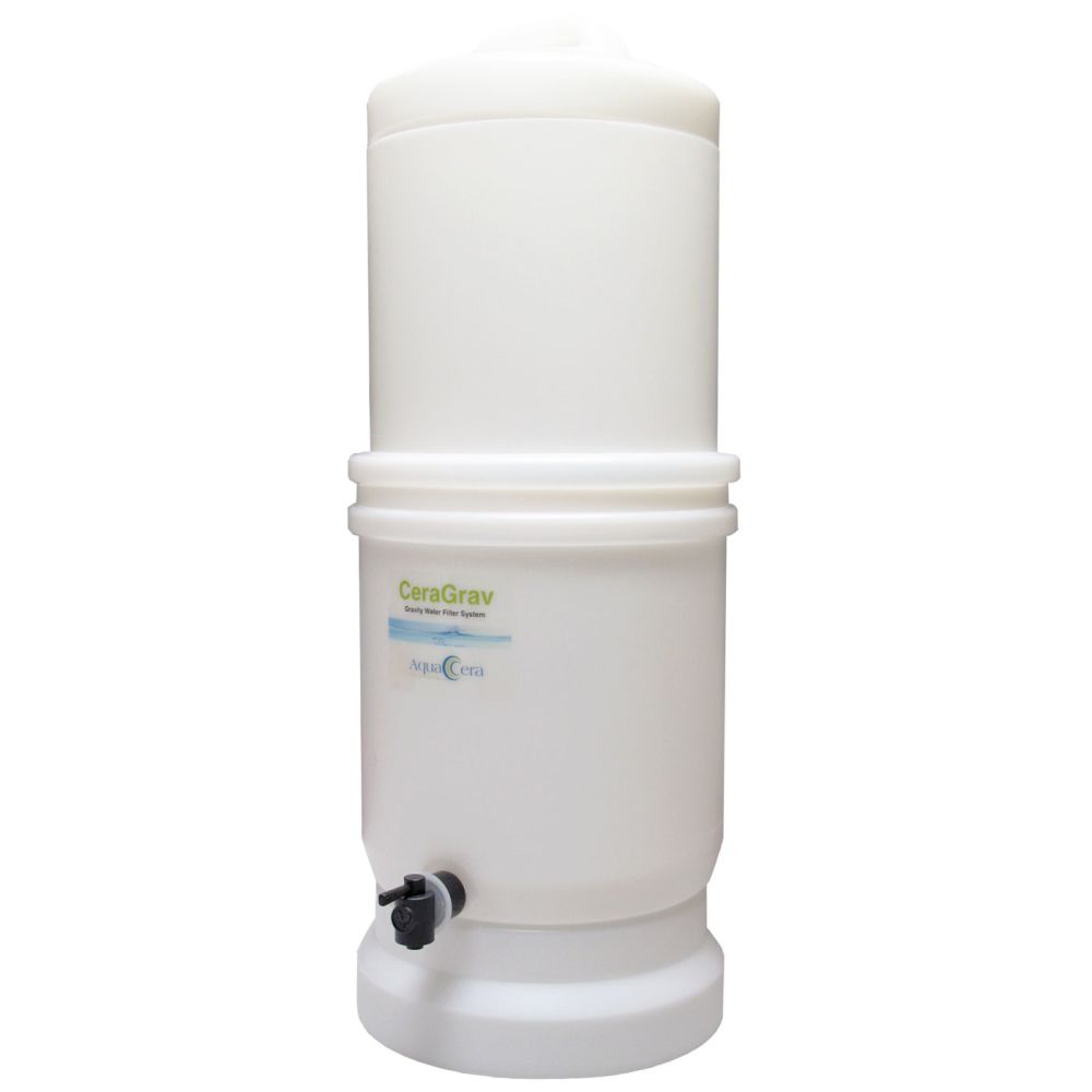 AquaCera CeraGrav LP5 Gravity Water Filter System – North American Rain ...