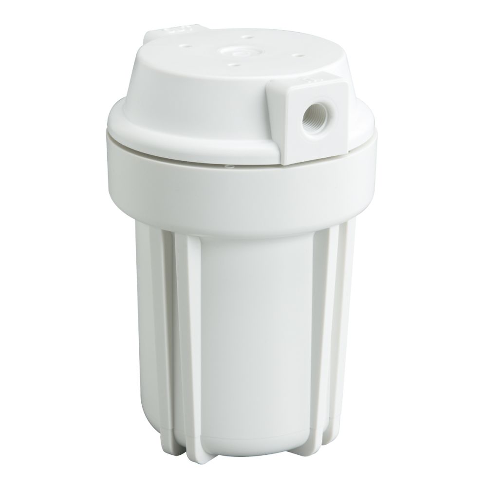 5" Neo-Pure SlimLine Filter Housing White 3/8" No Pressure Relief ...