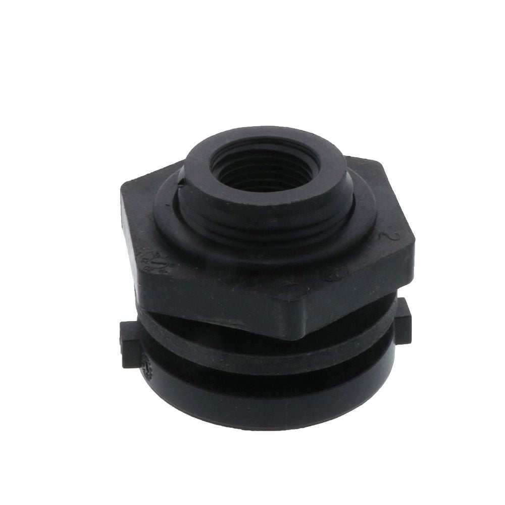 1/2" Polypropylene Bulkhead Tank Fitting with EPDM Gaskets – North ...