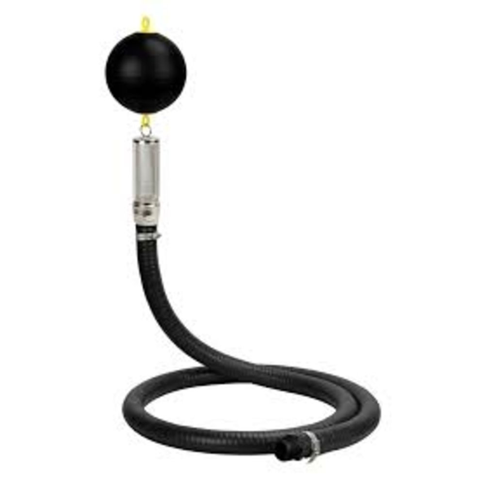 Floating Inlet Filter with Flexible Suction Hose & built in check valv ...